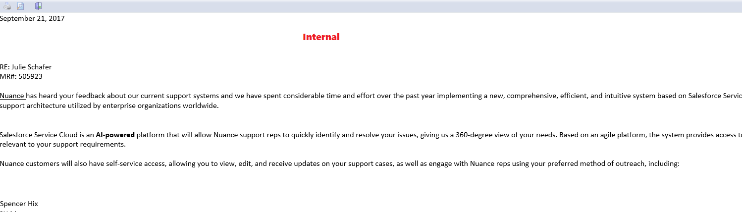Letterhead Formats Internal vs External