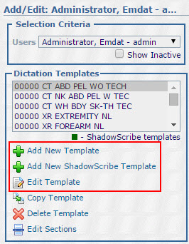 Create A Dictation Template