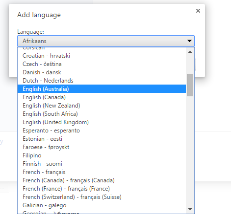 How to change Australian Date Format in Google Chrome